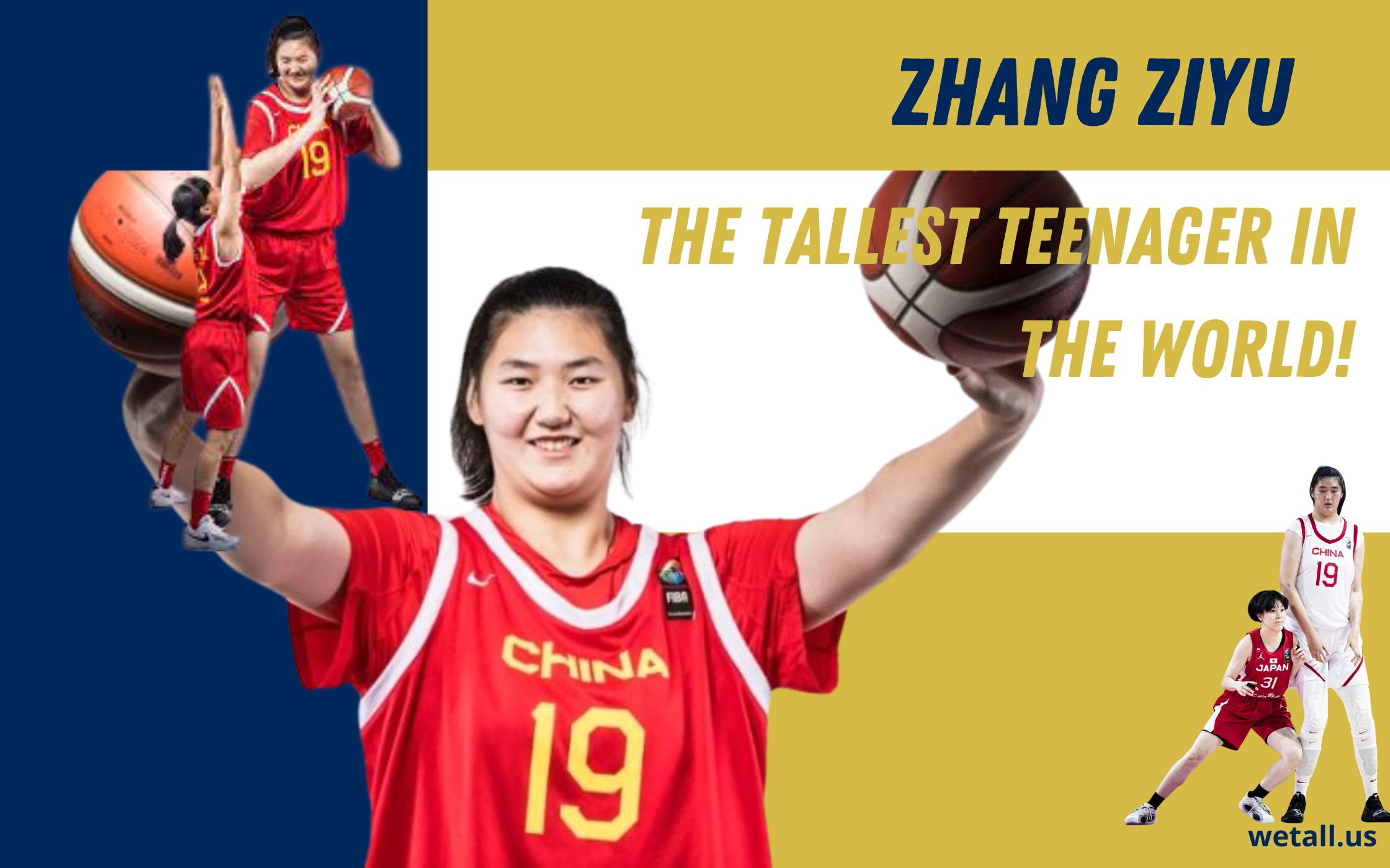 Zhang Ziyu, the tallest teenager in the world! - Wetall US
